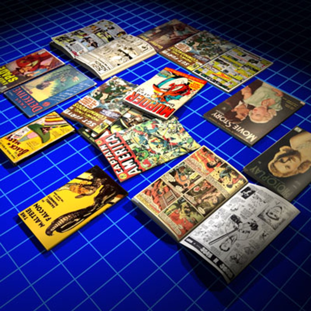3d Comic Magazine Book 01