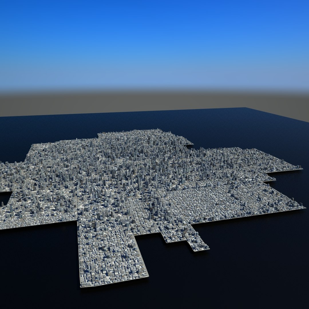 3dsmax Cityscape Scene City Streets
