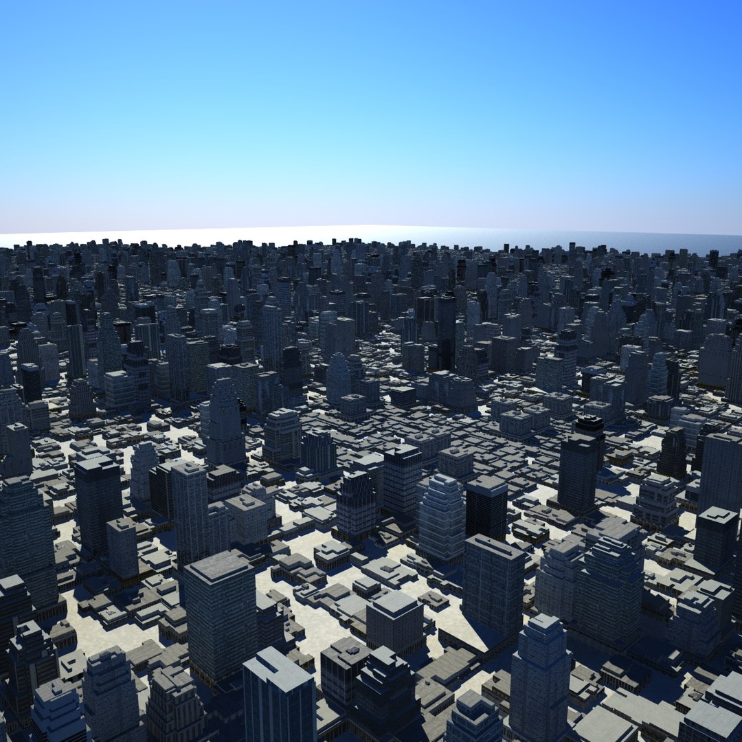 3dsmax Cityscape Scene City Streets