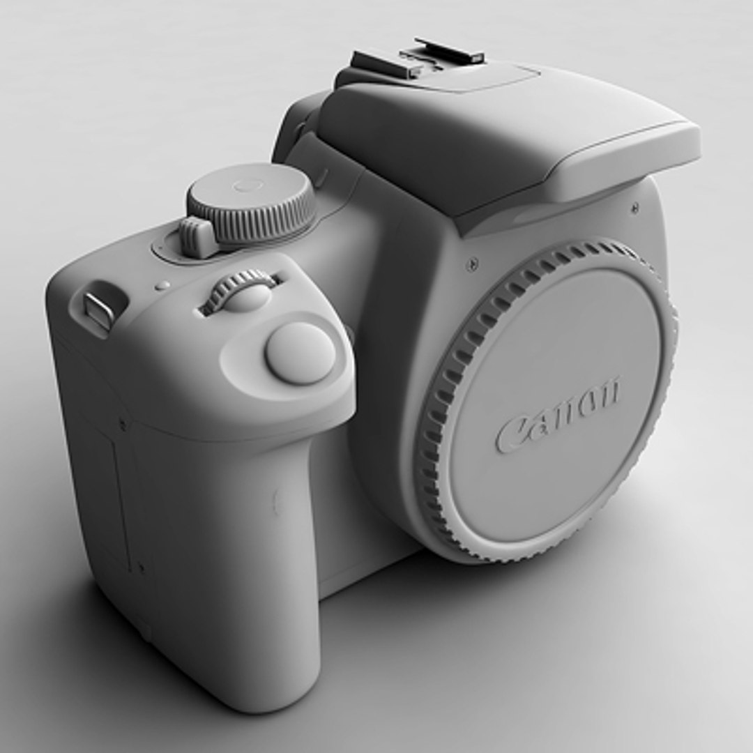 3d Canon Xti 400d Body