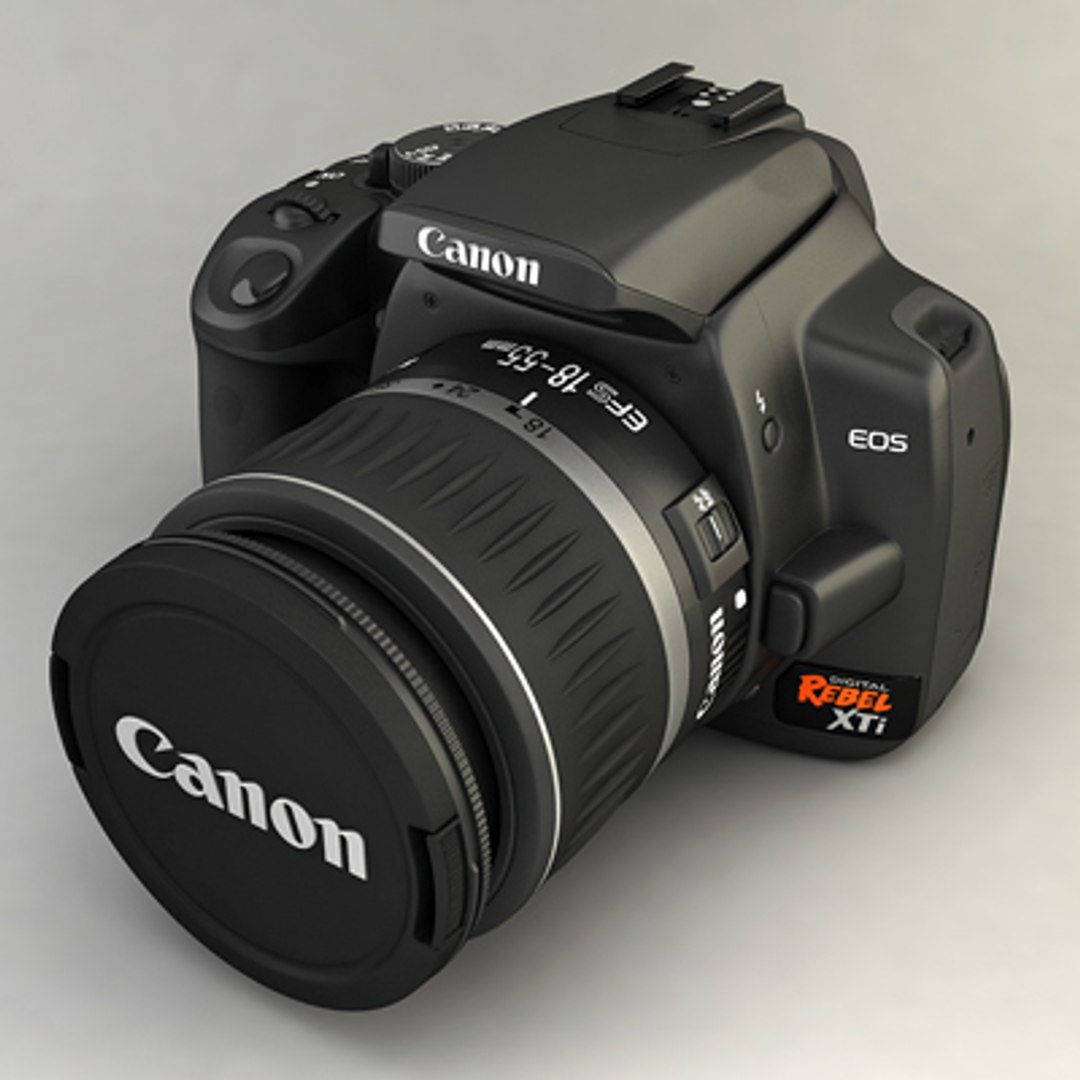 3d Canon Xti 400d Body