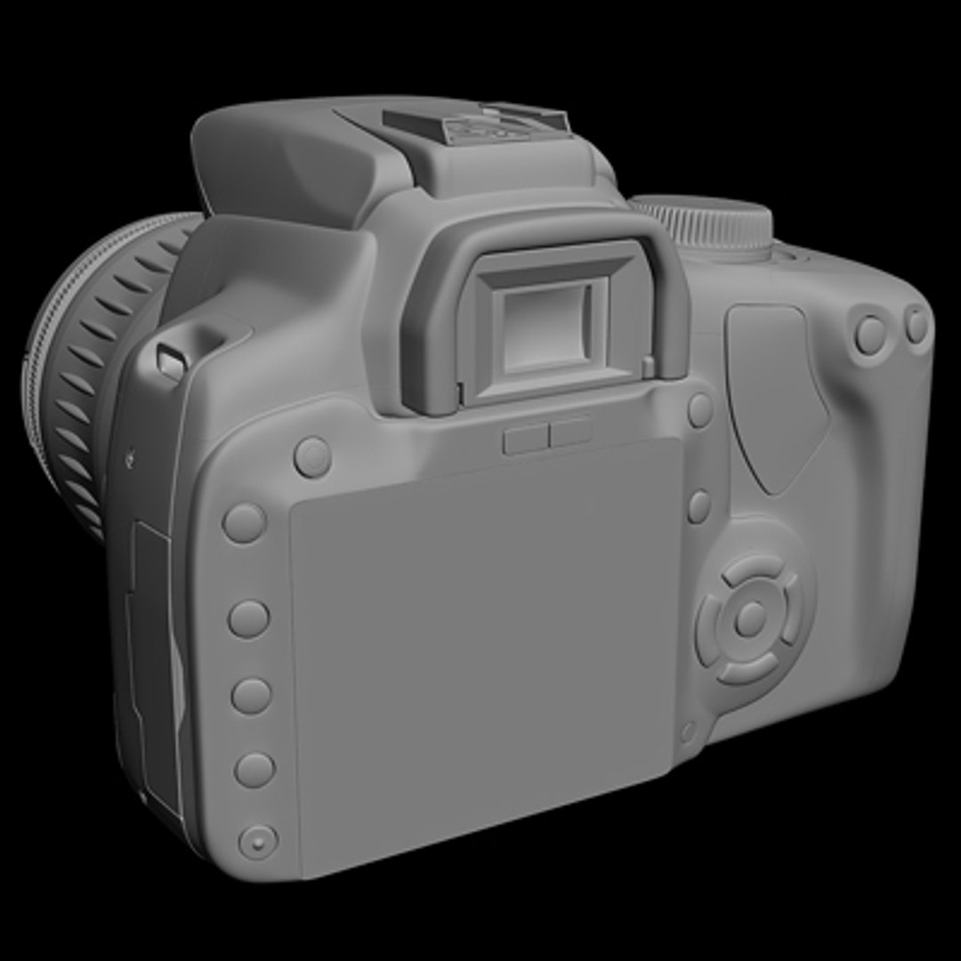 3d Canon Xti 400d Body