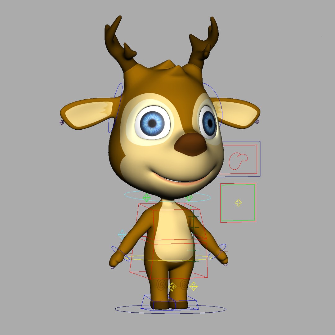 Cartoon Animation Character Model - TurboSquid 1642590