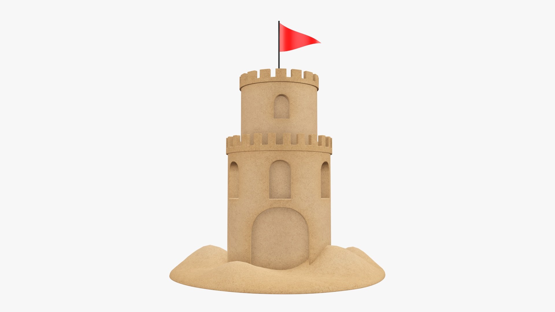 Castle Sand 3D Model - TurboSquid 1645143