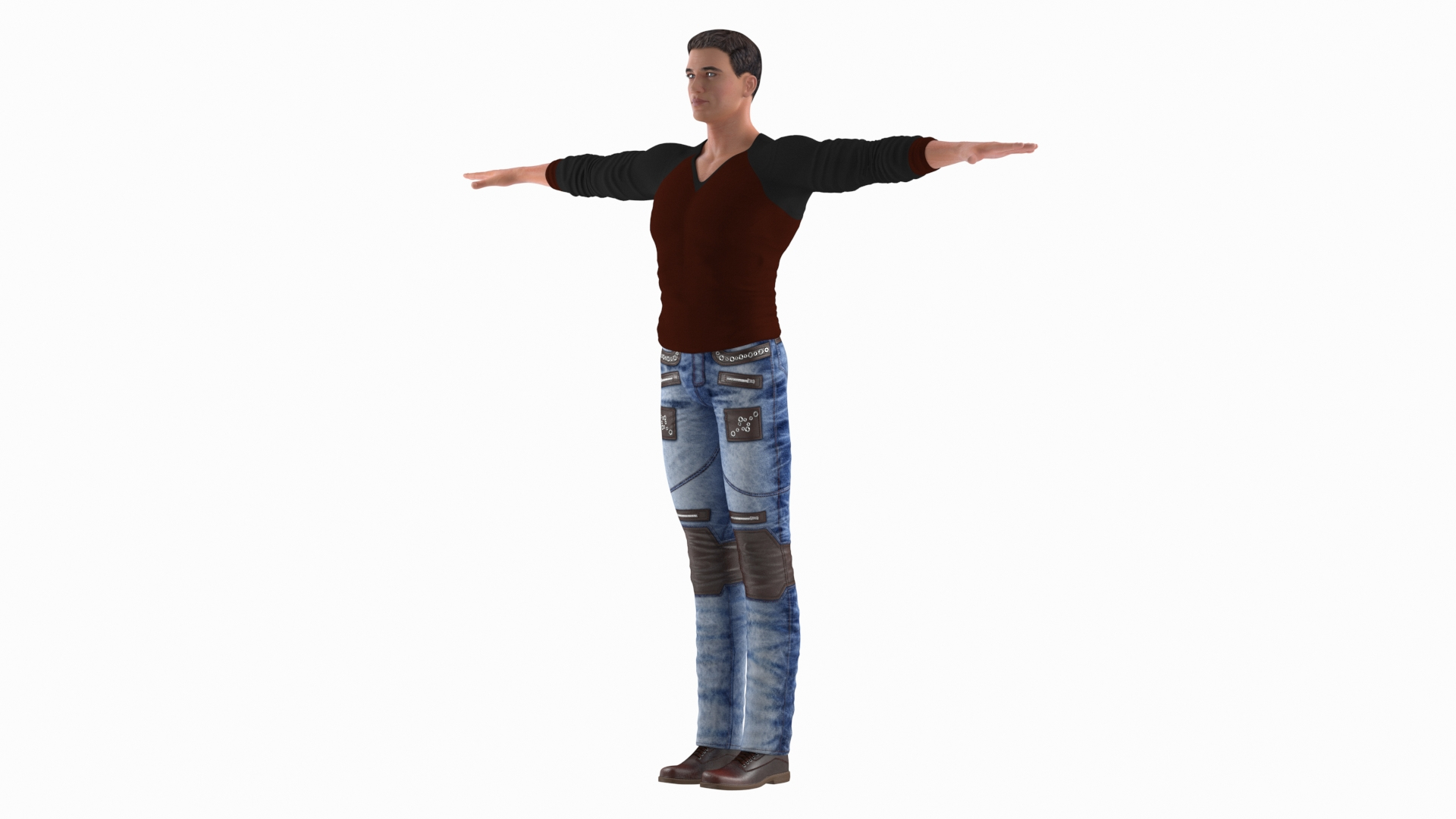 Man Casual Style Wear Model - TurboSquid 1518256