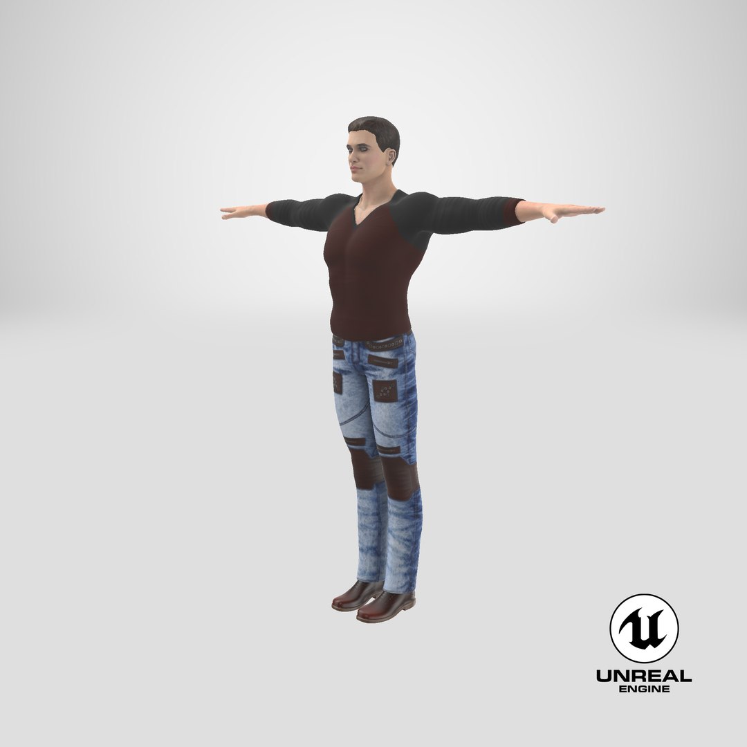 Man casual style wear model - TurboSquid 1518256