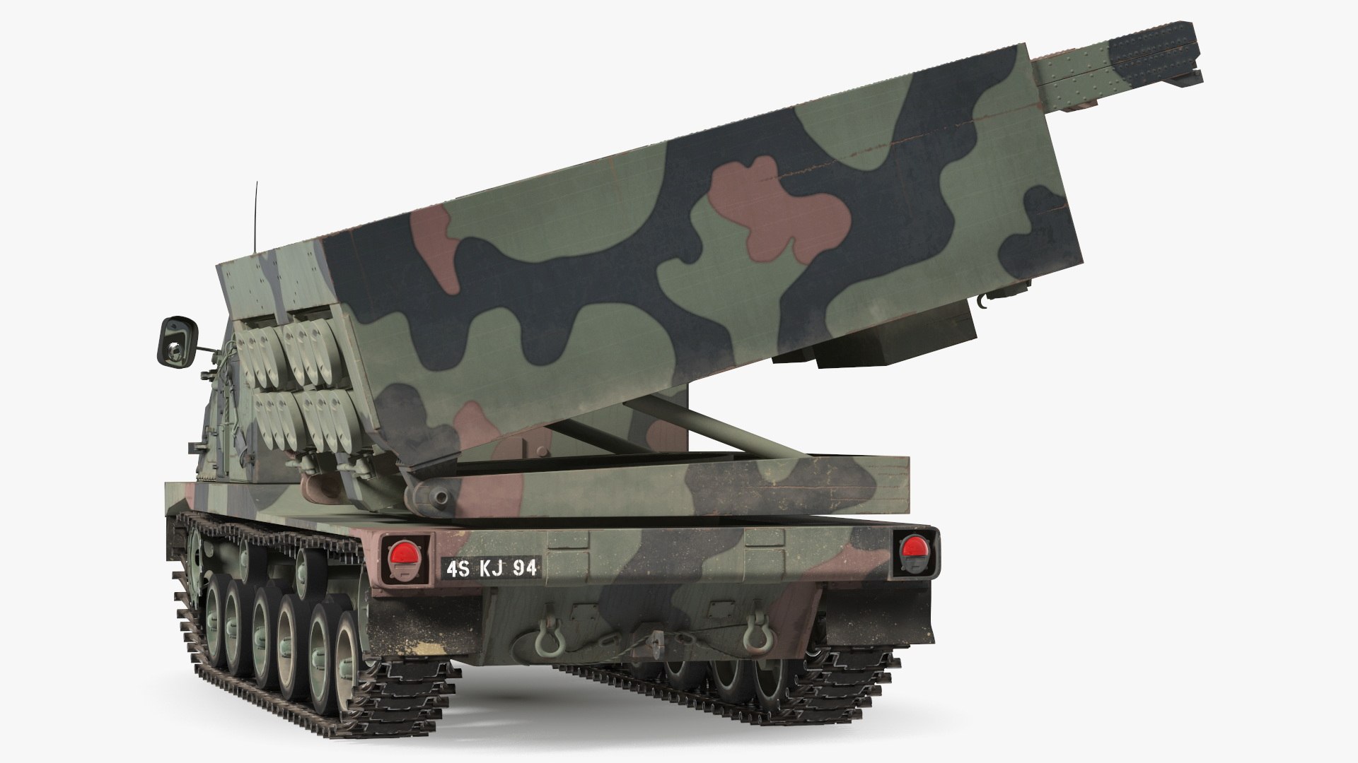 3d multiple rocket launcher m270 mlrs model
