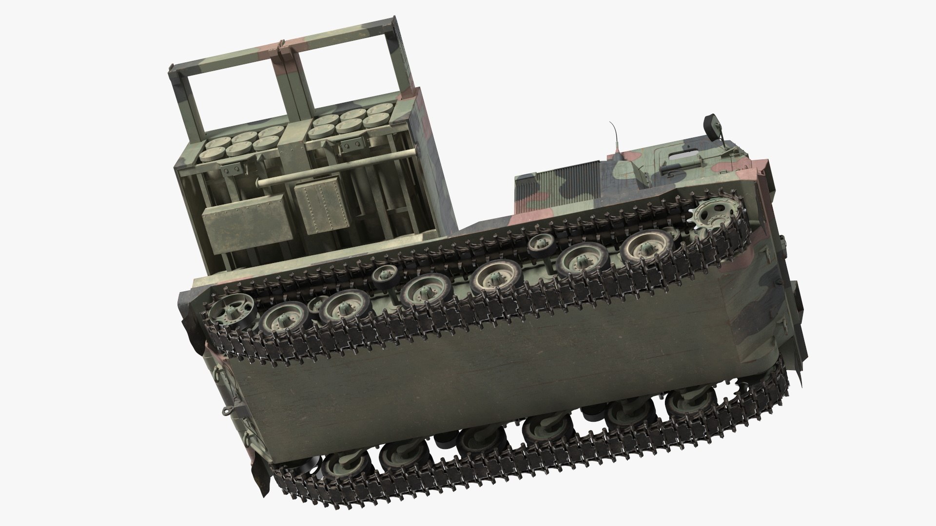 3d multiple rocket launcher m270 mlrs model