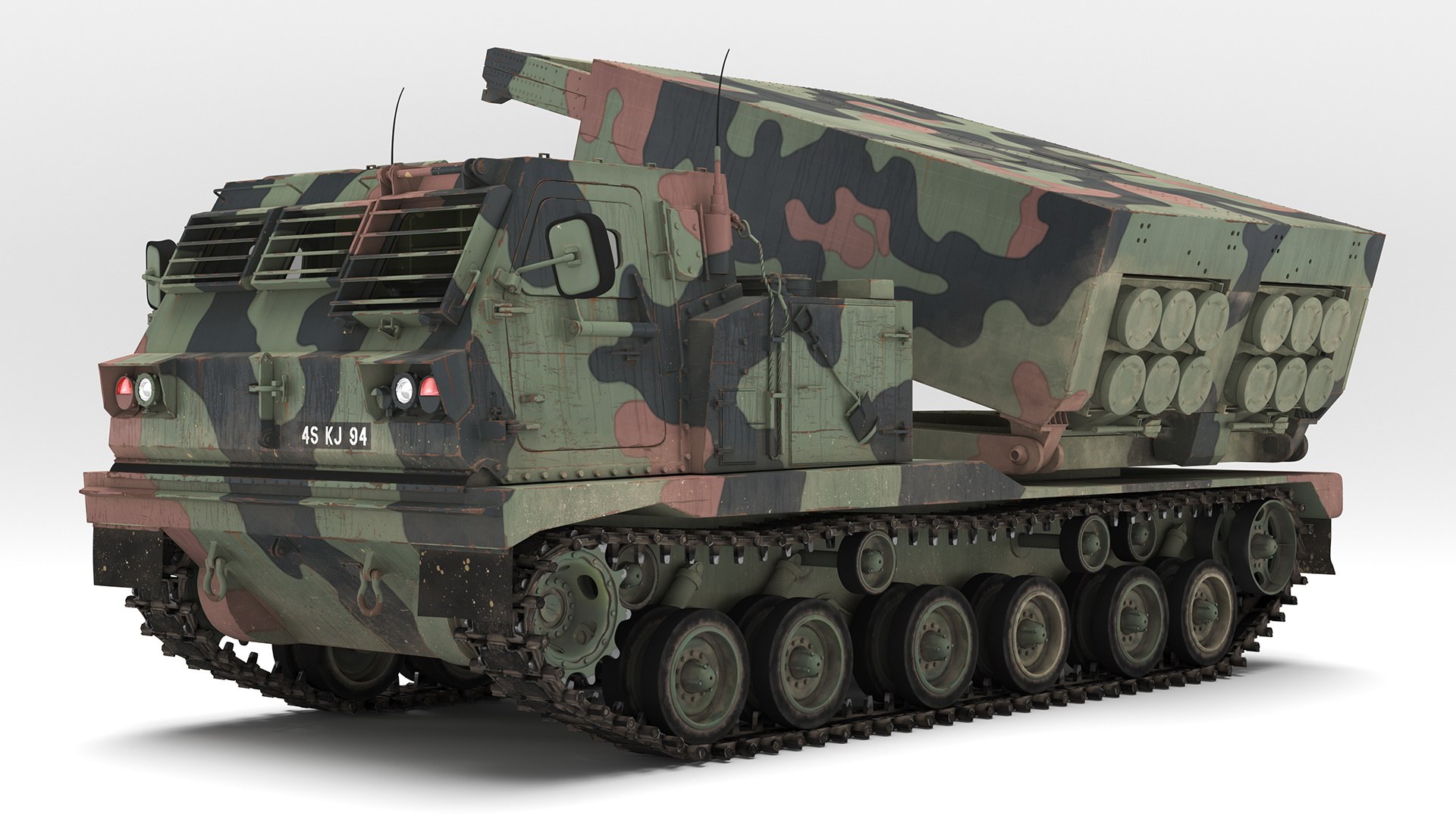 3d multiple rocket launcher m270 mlrs model