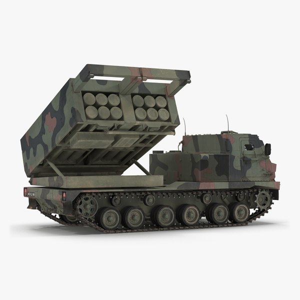 3d multiple rocket launcher m270 mlrs model