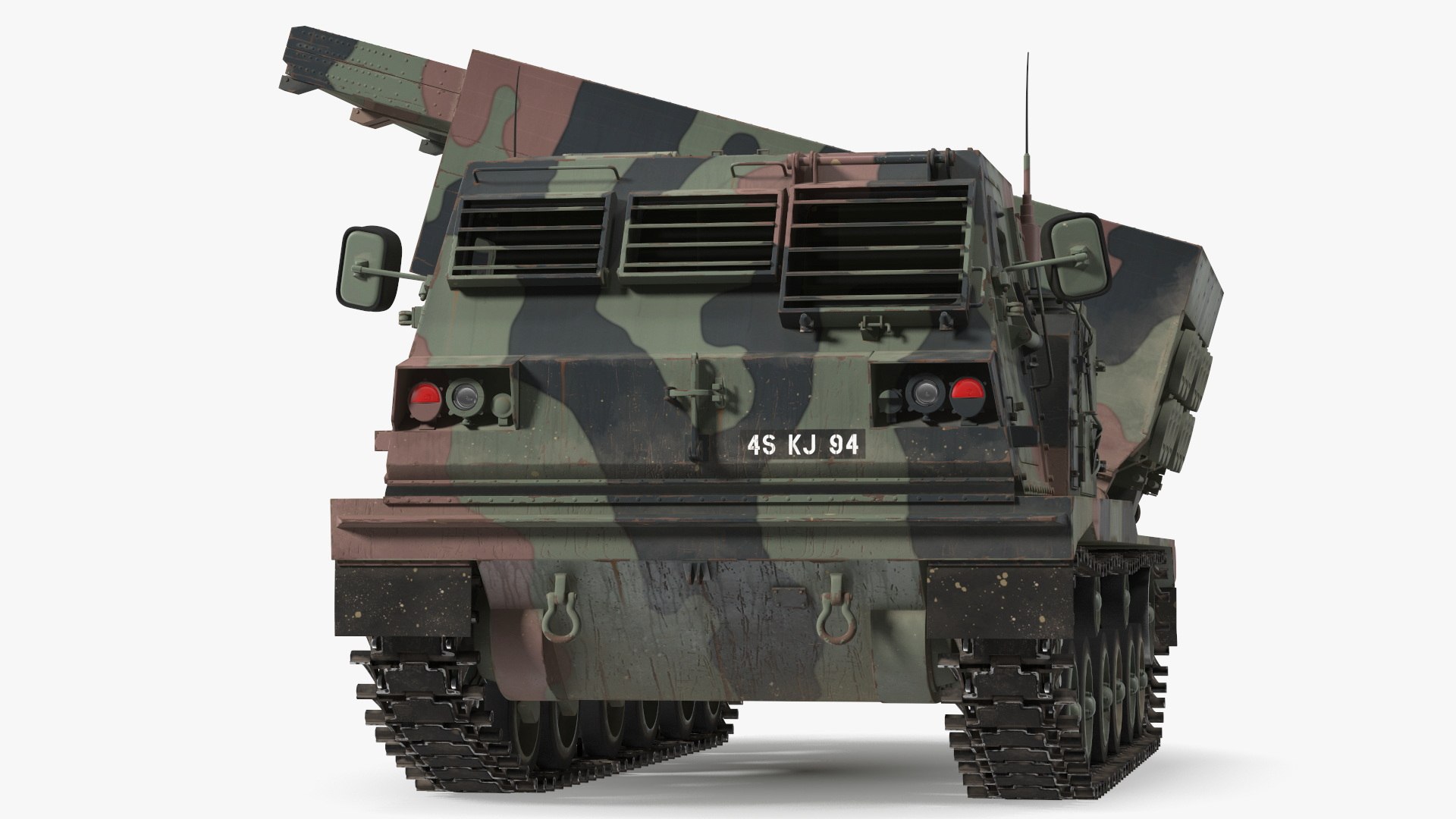 3d multiple rocket launcher m270 mlrs model