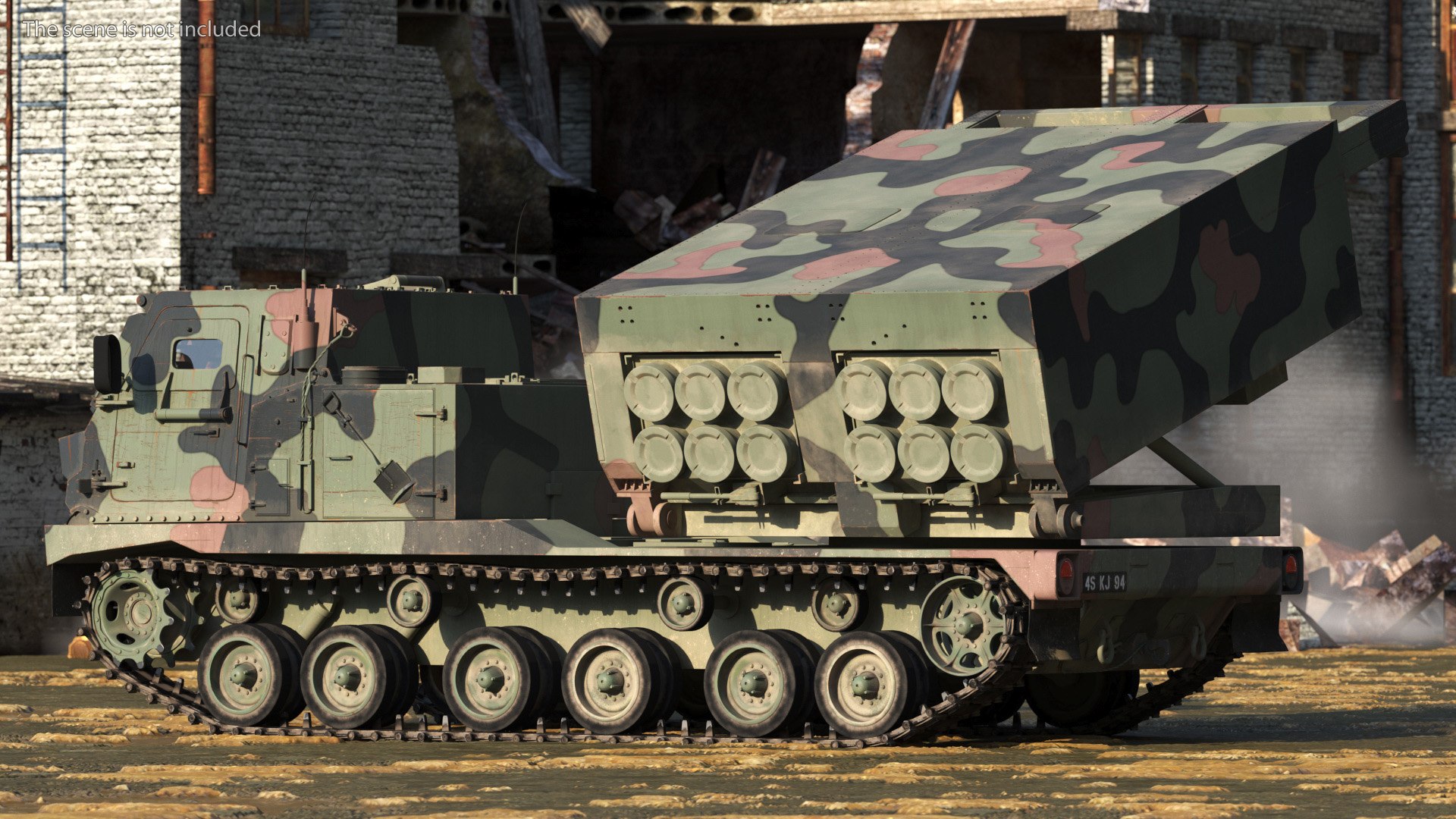 3d Multiple Rocket Launcher M270 Mlrs Model