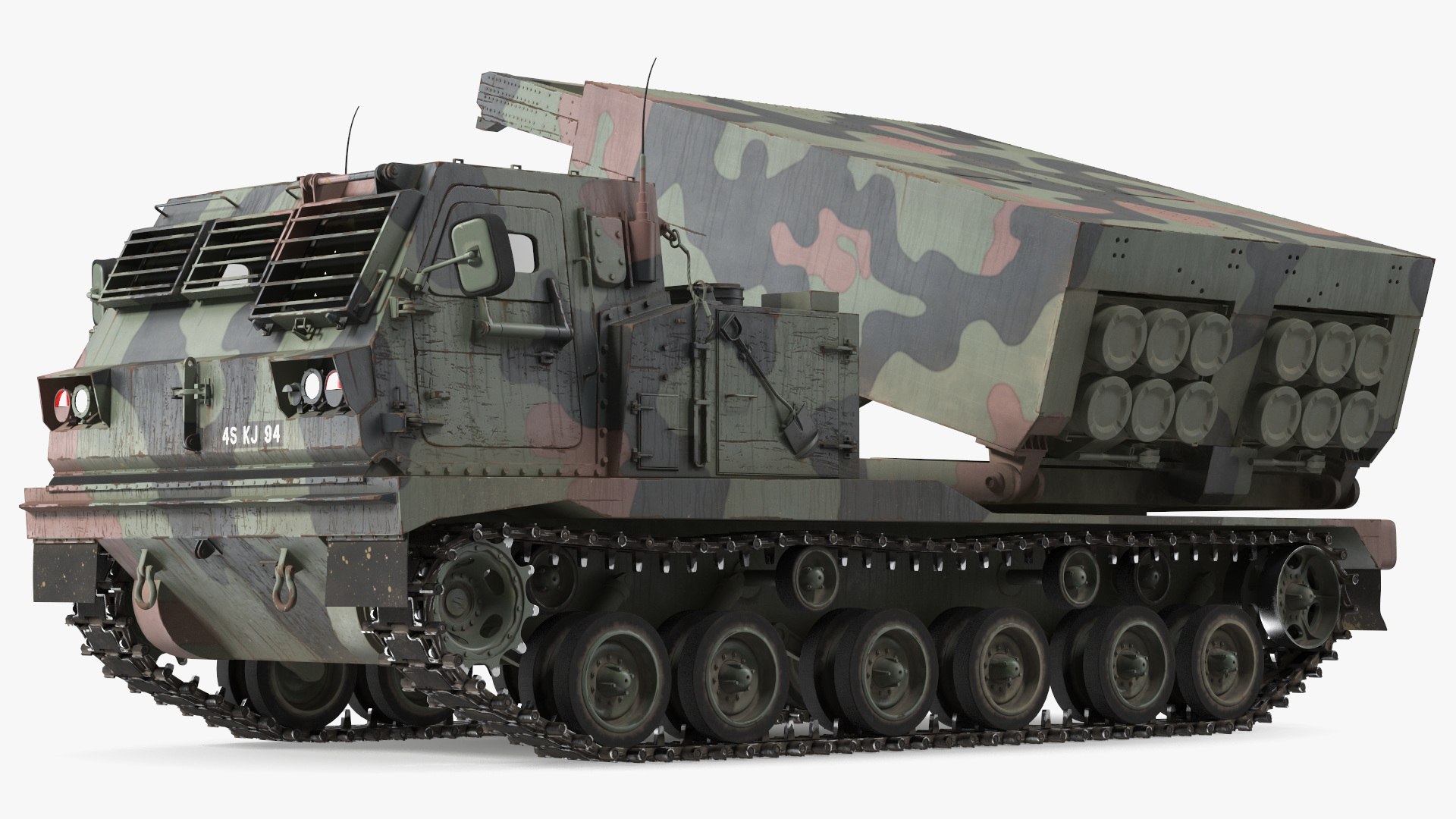 3d multiple rocket launcher m270 mlrs model