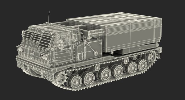 3d multiple rocket launcher m270 mlrs model