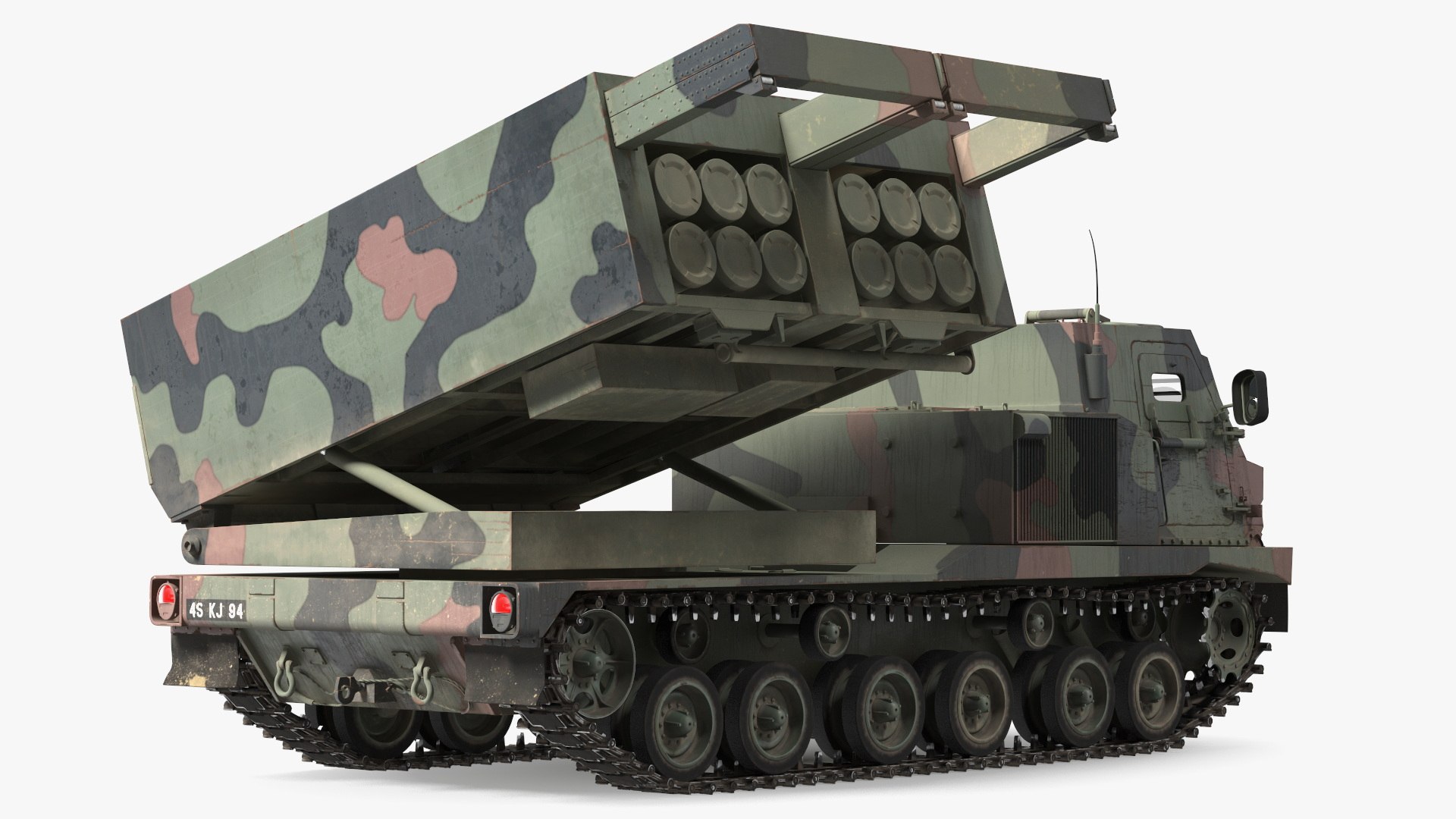 3d multiple rocket launcher m270 mlrs model