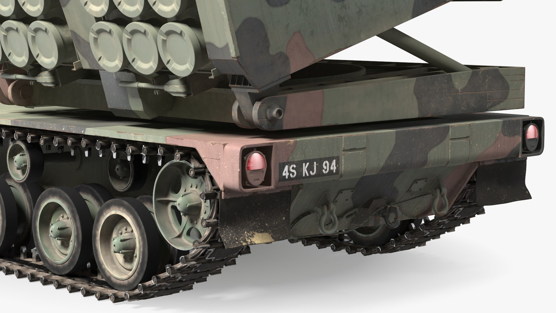 3d multiple rocket launcher m270 mlrs model