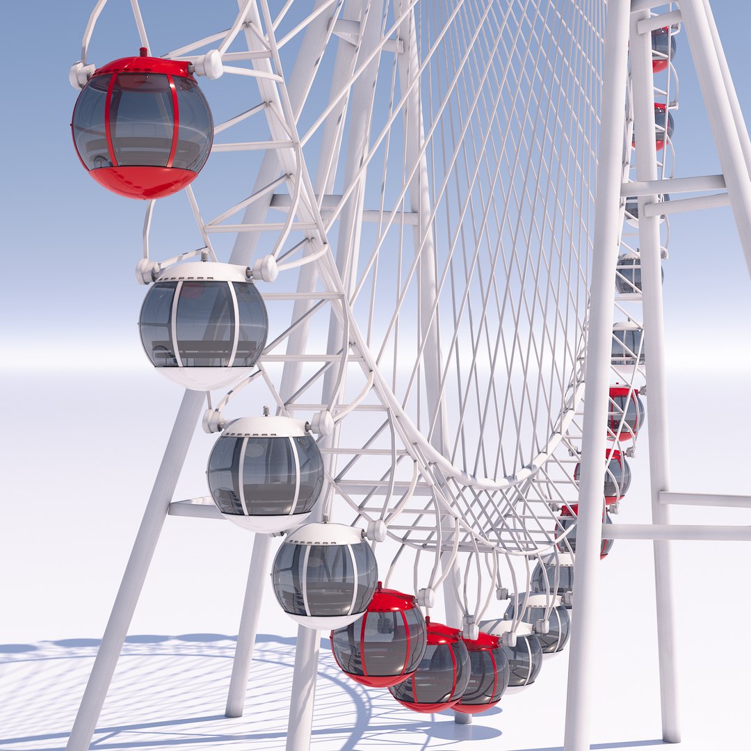 3D Heart Of Antalya Ferris Wheel Model - TurboSquid 1985328