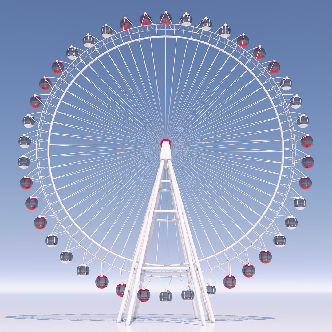 3D Heart Of Antalya Ferris Wheel Model - TurboSquid 1985328