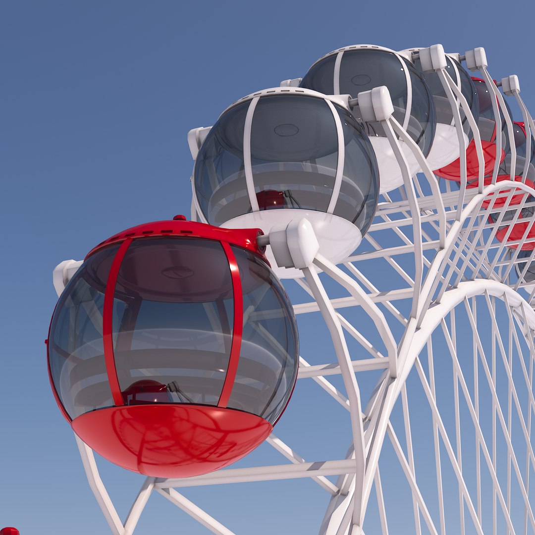 3D Heart Of Antalya Ferris Wheel Model - TurboSquid 1985328