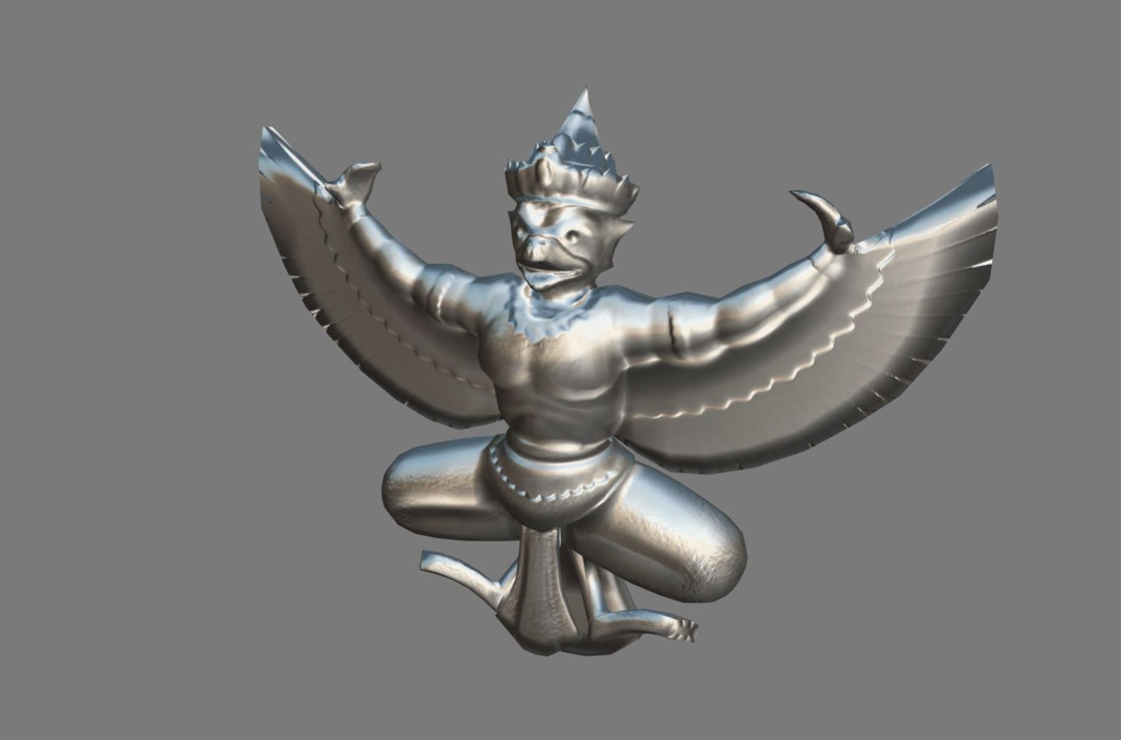 3D Garuda Statue - TurboSquid 1343374