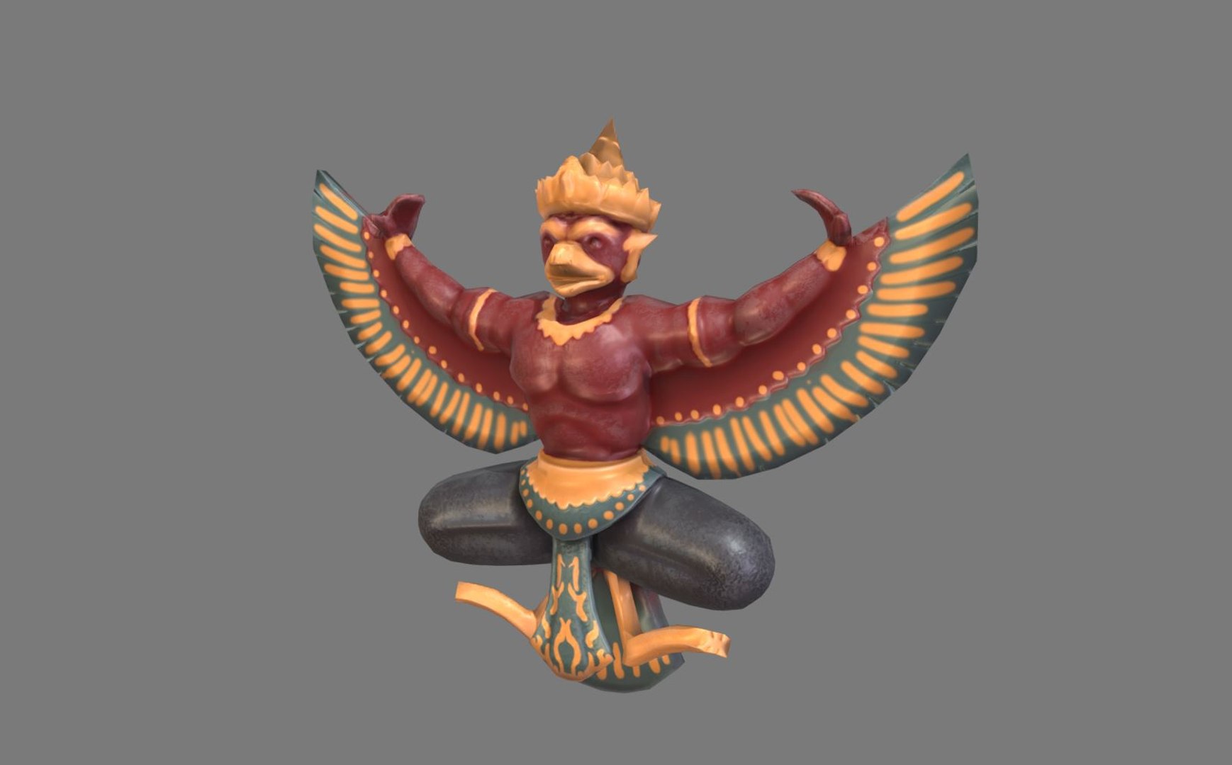 3D Garuda Statue - TurboSquid 1343374