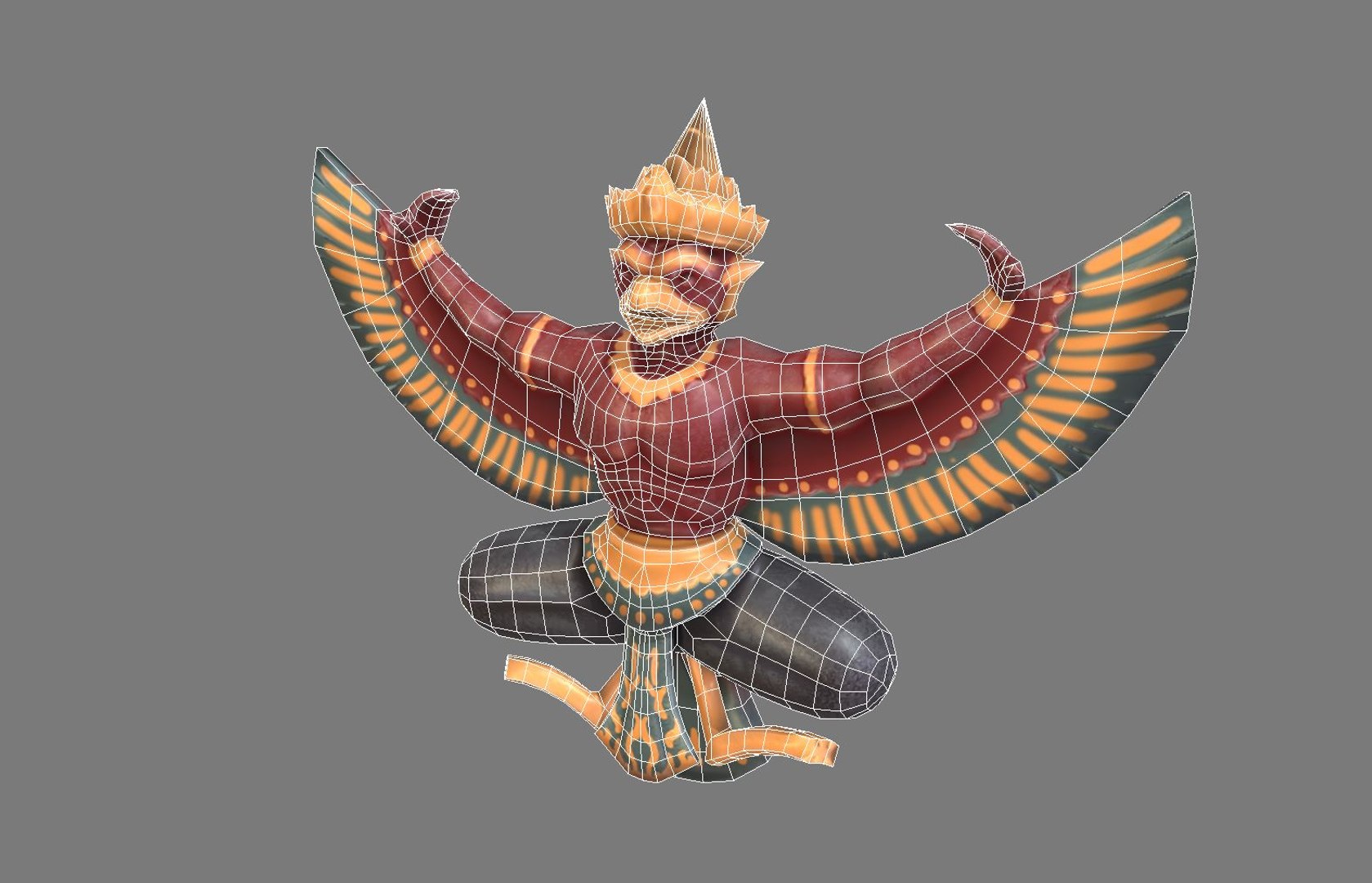3D Garuda Statue - TurboSquid 1343374