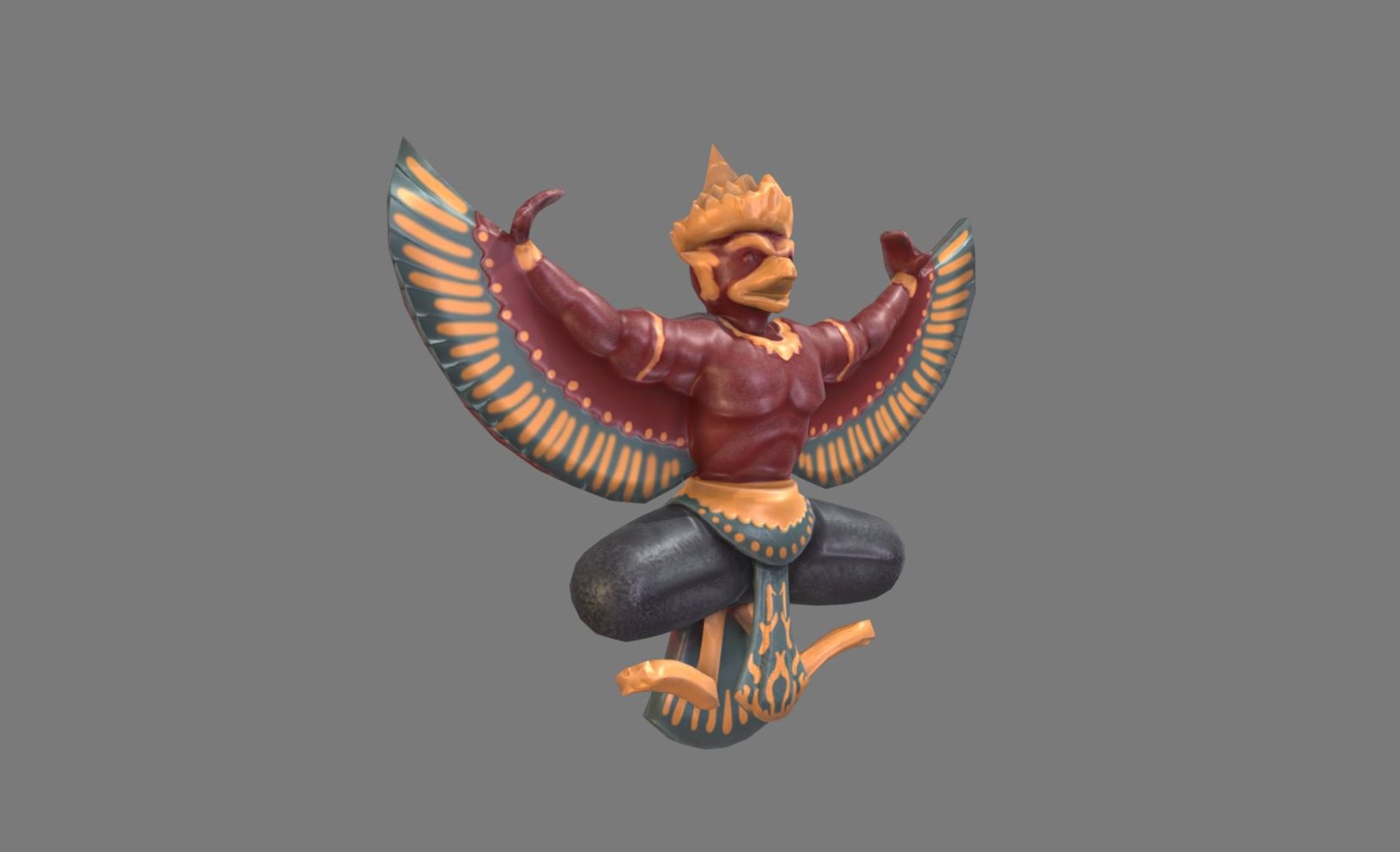 3D Garuda Statue - TurboSquid 1343374