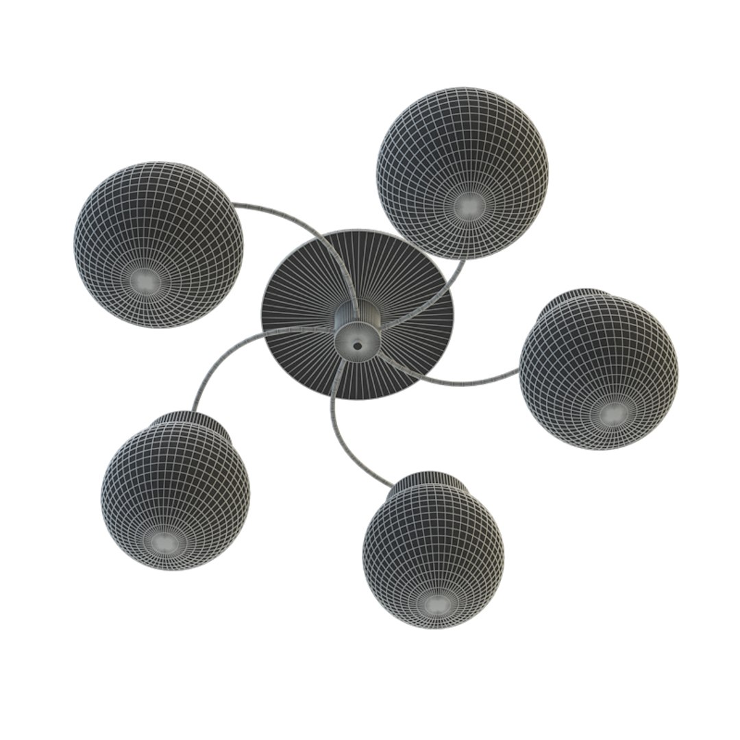 Chandelier arte lamp cloud 3D model - TurboSquid 1199630