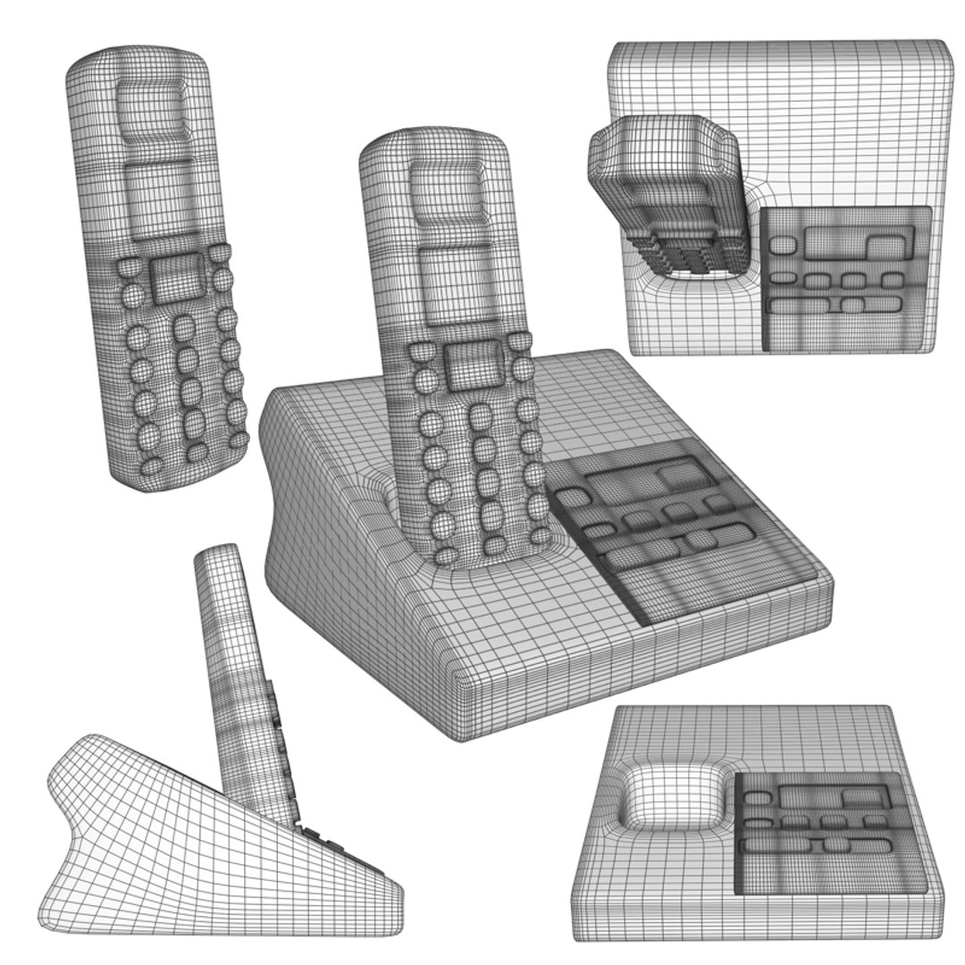 Cordless Phone 3d Model