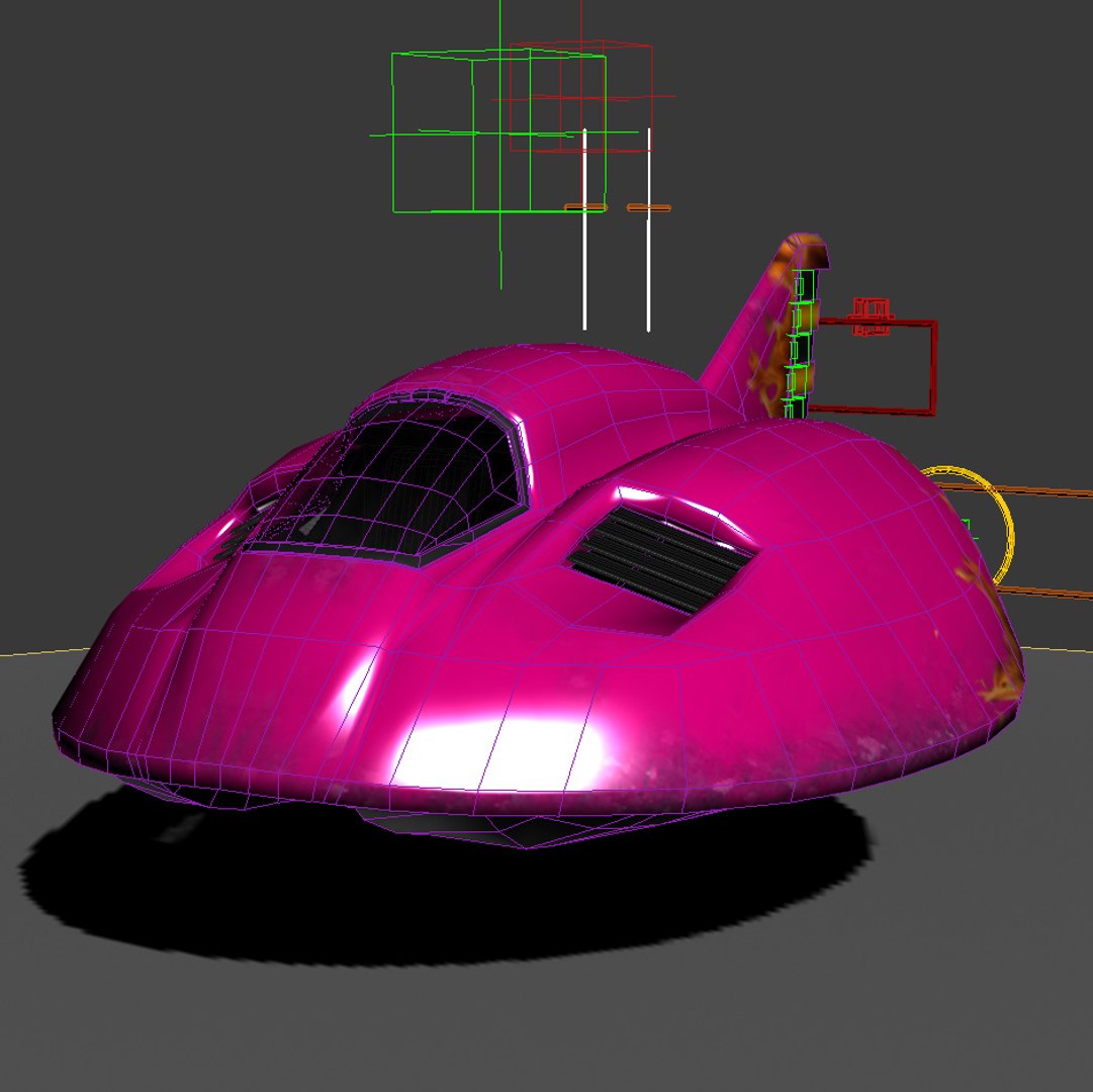 Stingray F-zero 3d Model