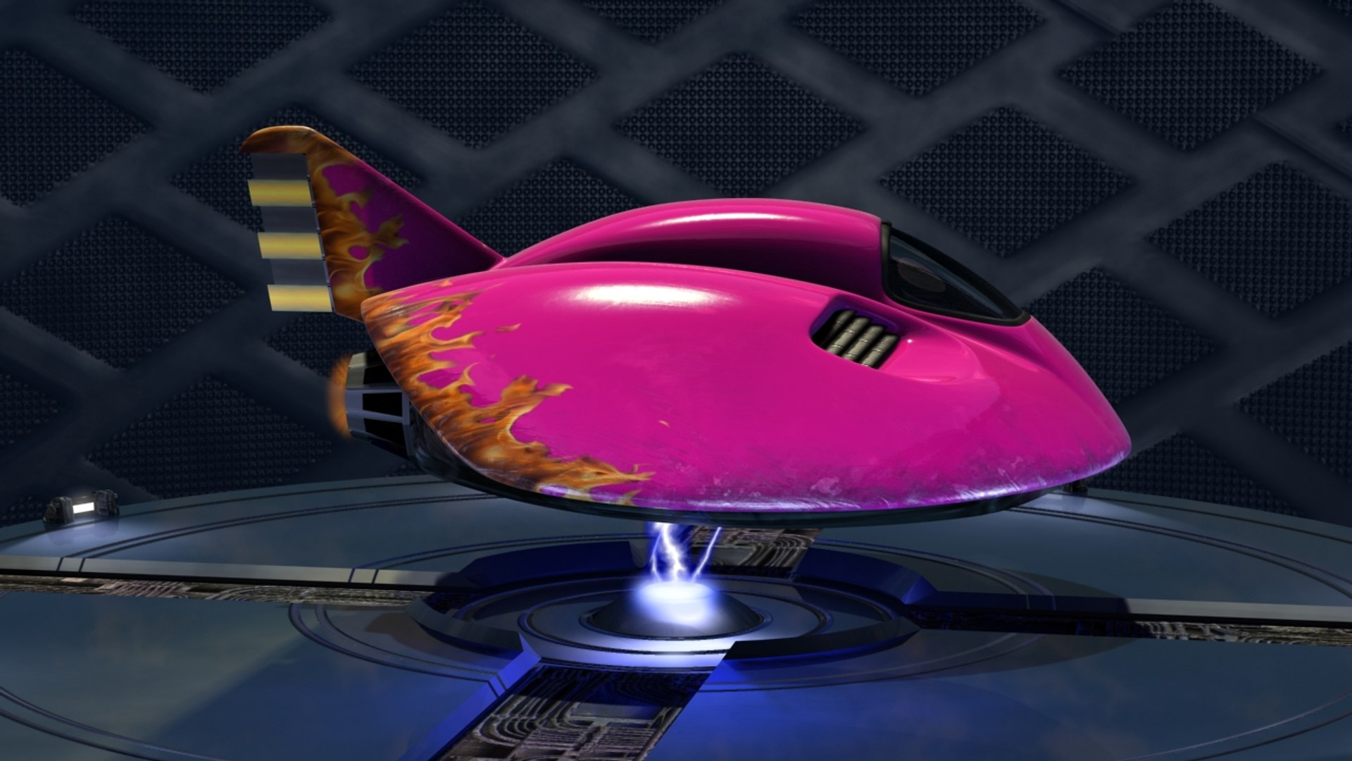 Stingray F-zero 3d Model