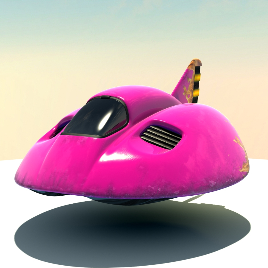 stingray f-zero 3d model