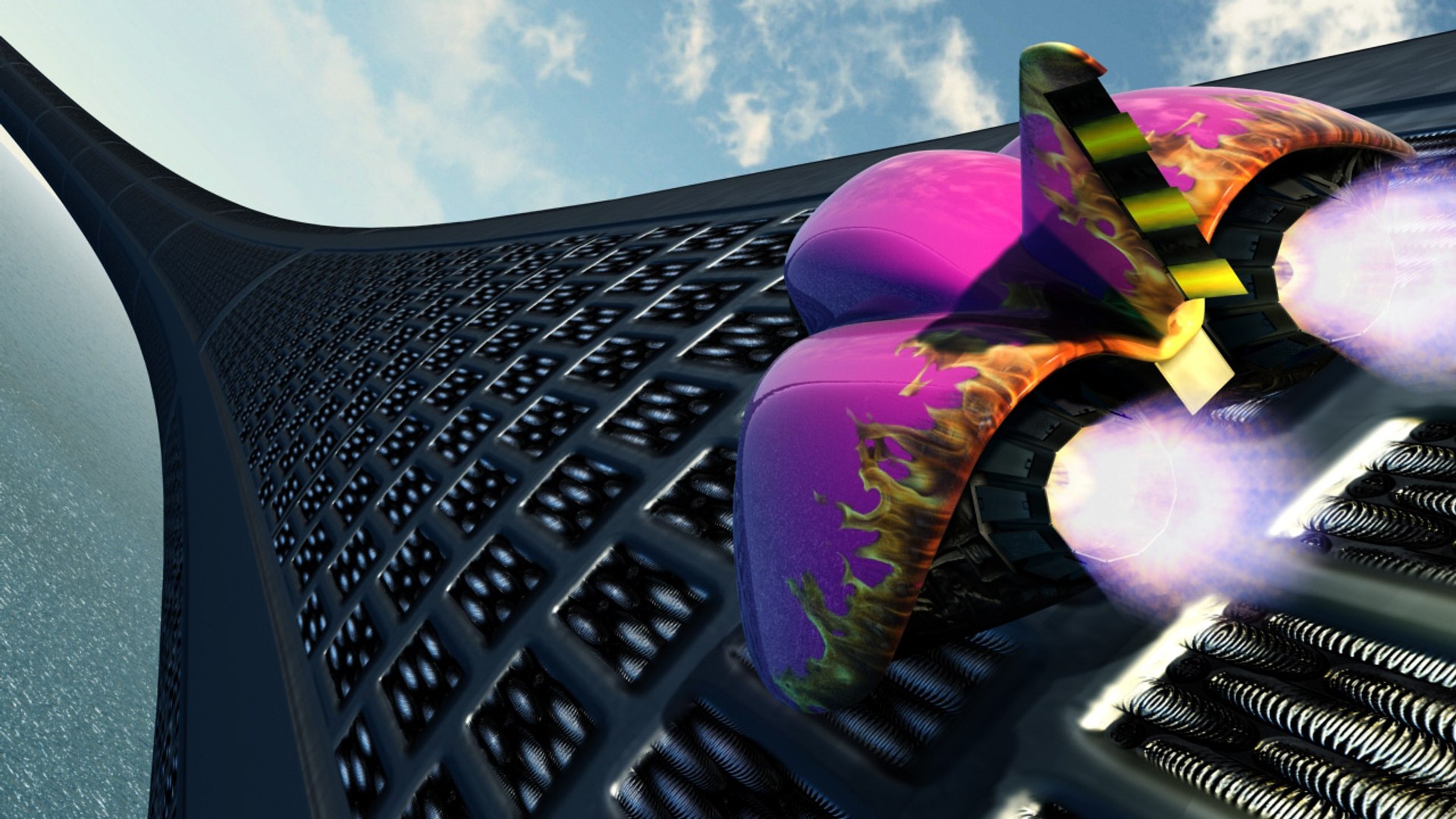 Stingray F-zero 3d Model