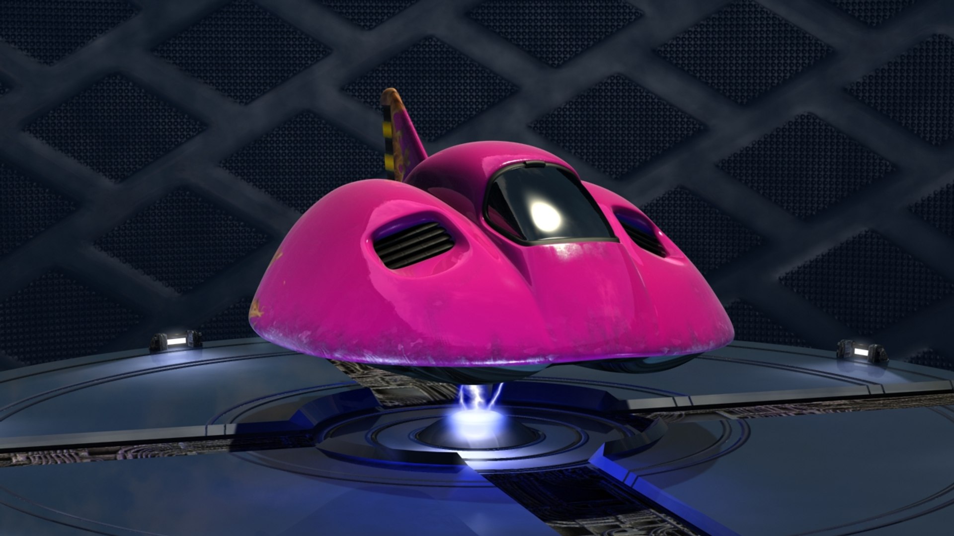 Stingray F-zero 3d Model