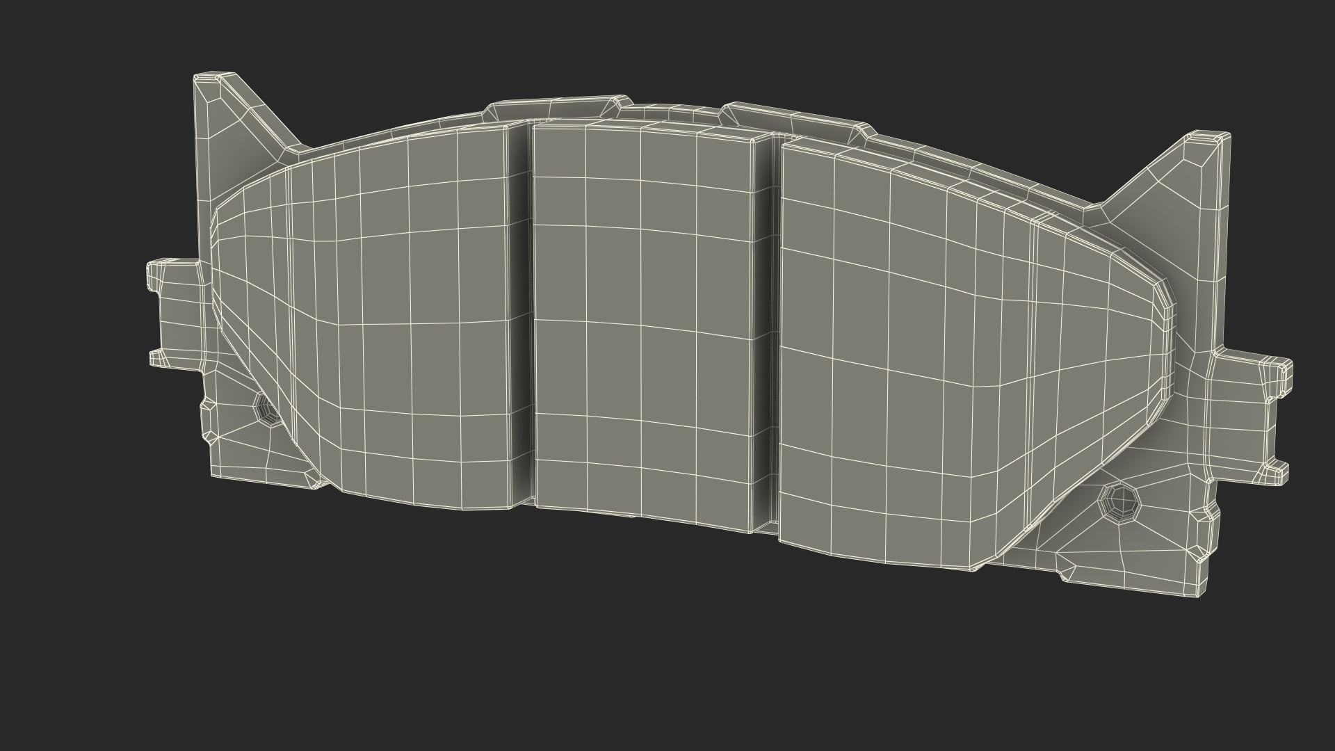 Front Brake Disk Pad 3D Model - TurboSquid 1958544