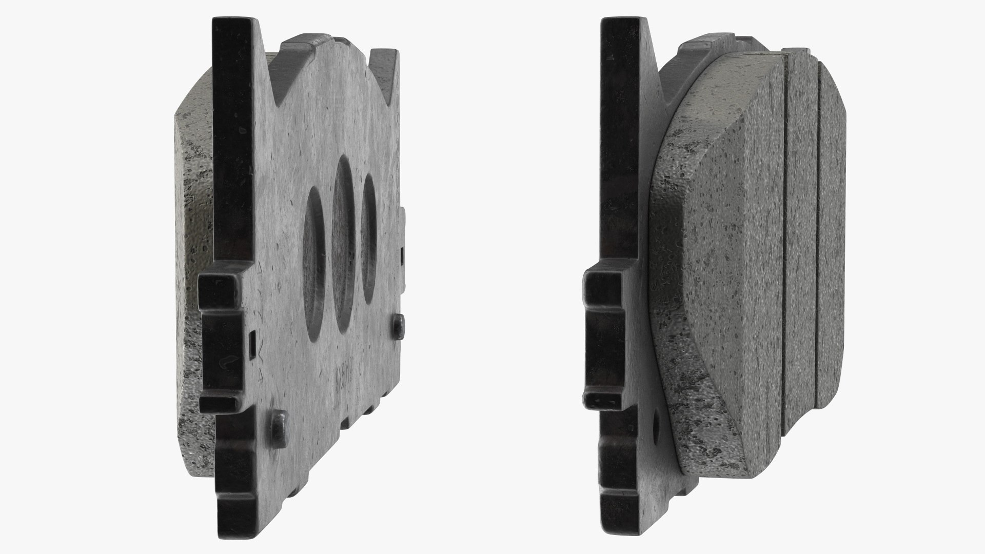 Front Brake Disk Pad 3D model - TurboSquid 1958544