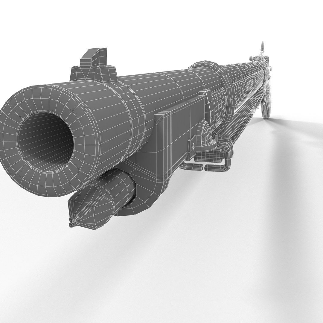 3d photorealistic springfield musket rifles