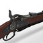3d photorealistic springfield musket rifles