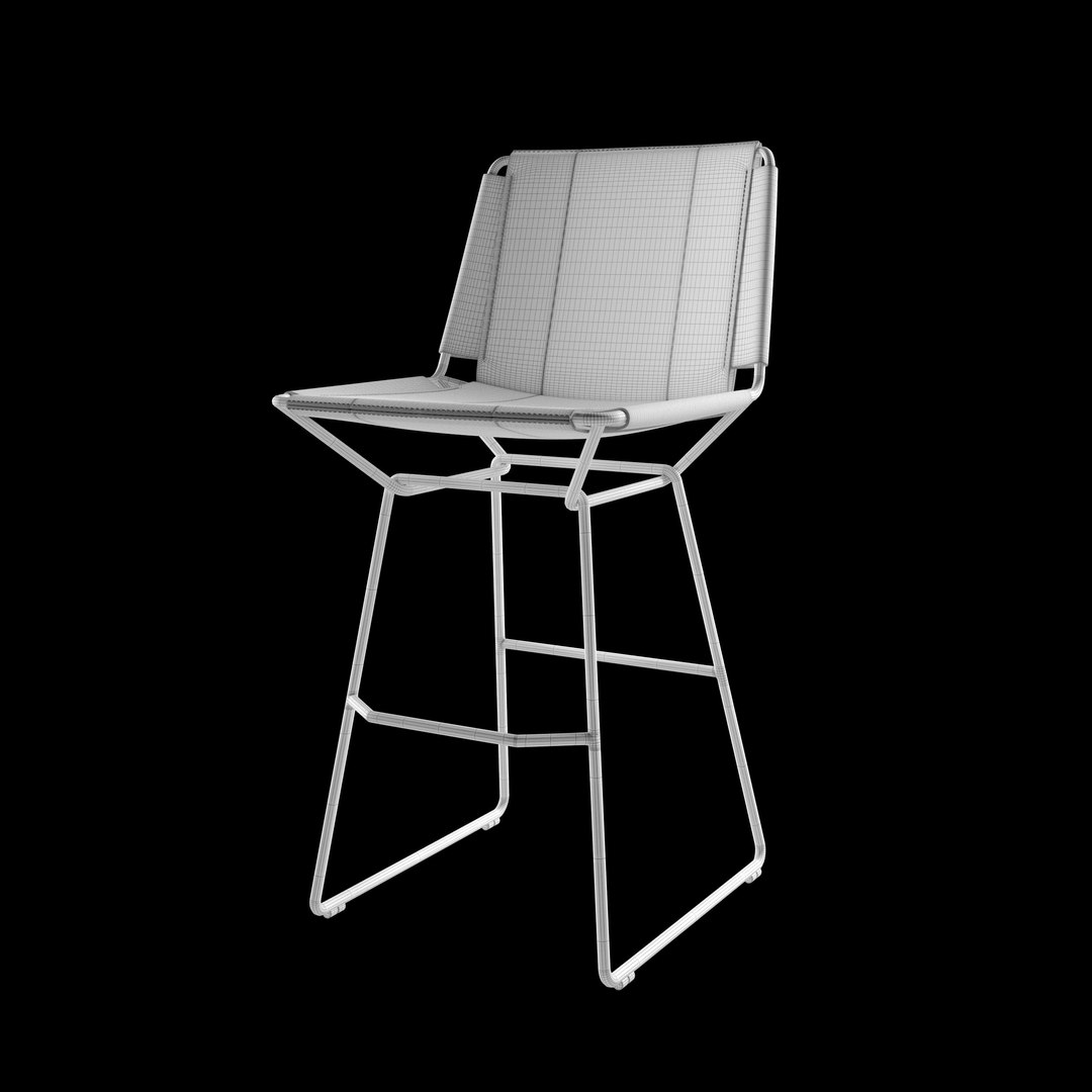 Neil Stool 65cm By MDF ITALIA Model - TurboSquid 1911271