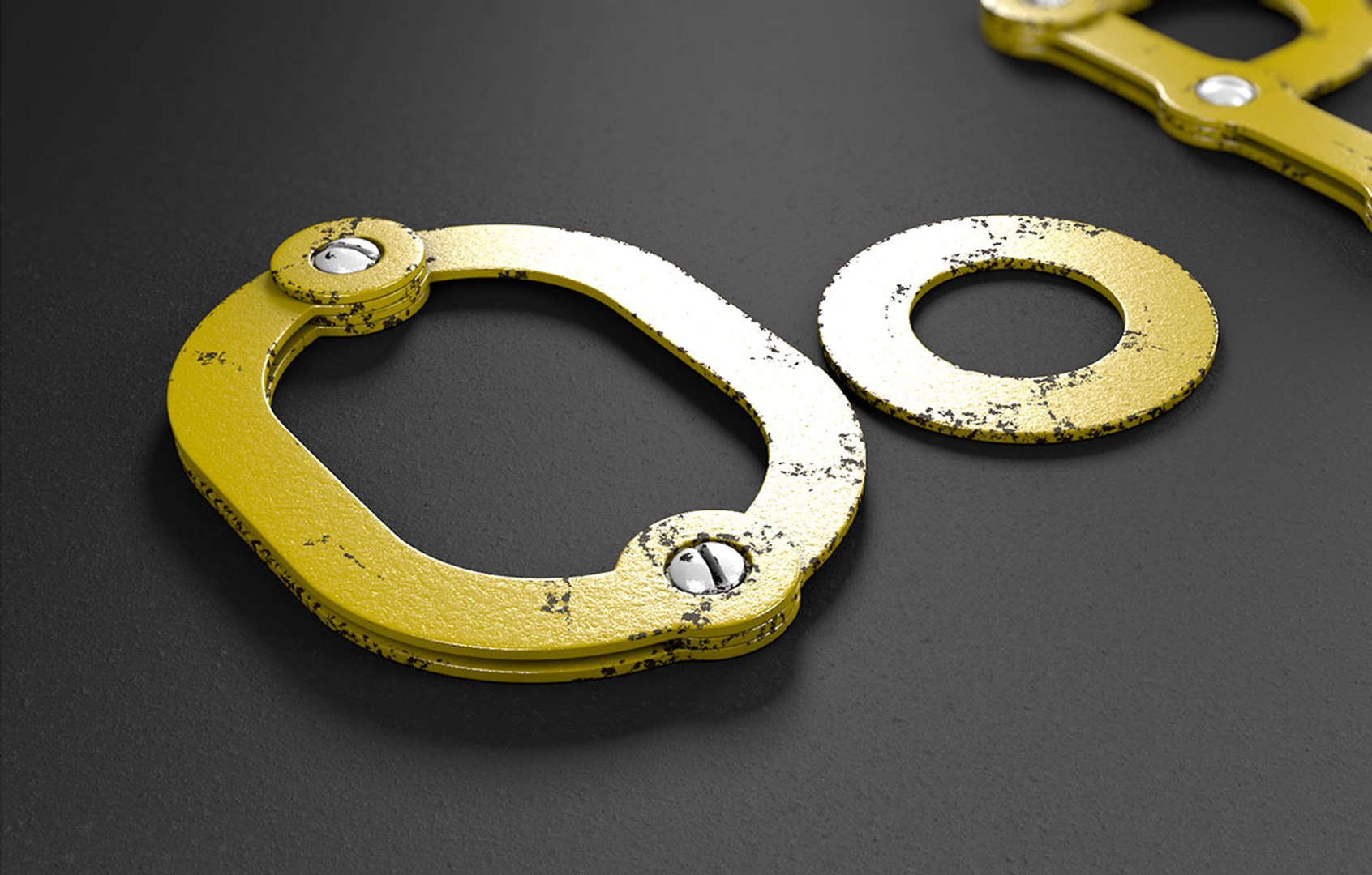 3D Opq Rusty Metal Alphabet Letters - TurboSquid 1454080