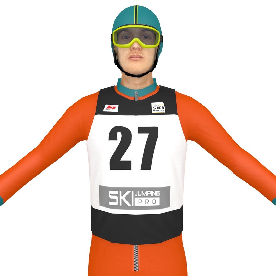 3D Model Ski Jumper - TurboSquid 1283160