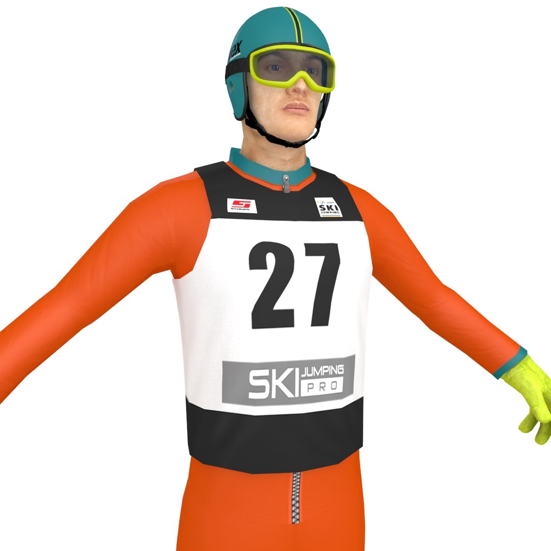 3D Model Ski Jumper - TurboSquid 1283160