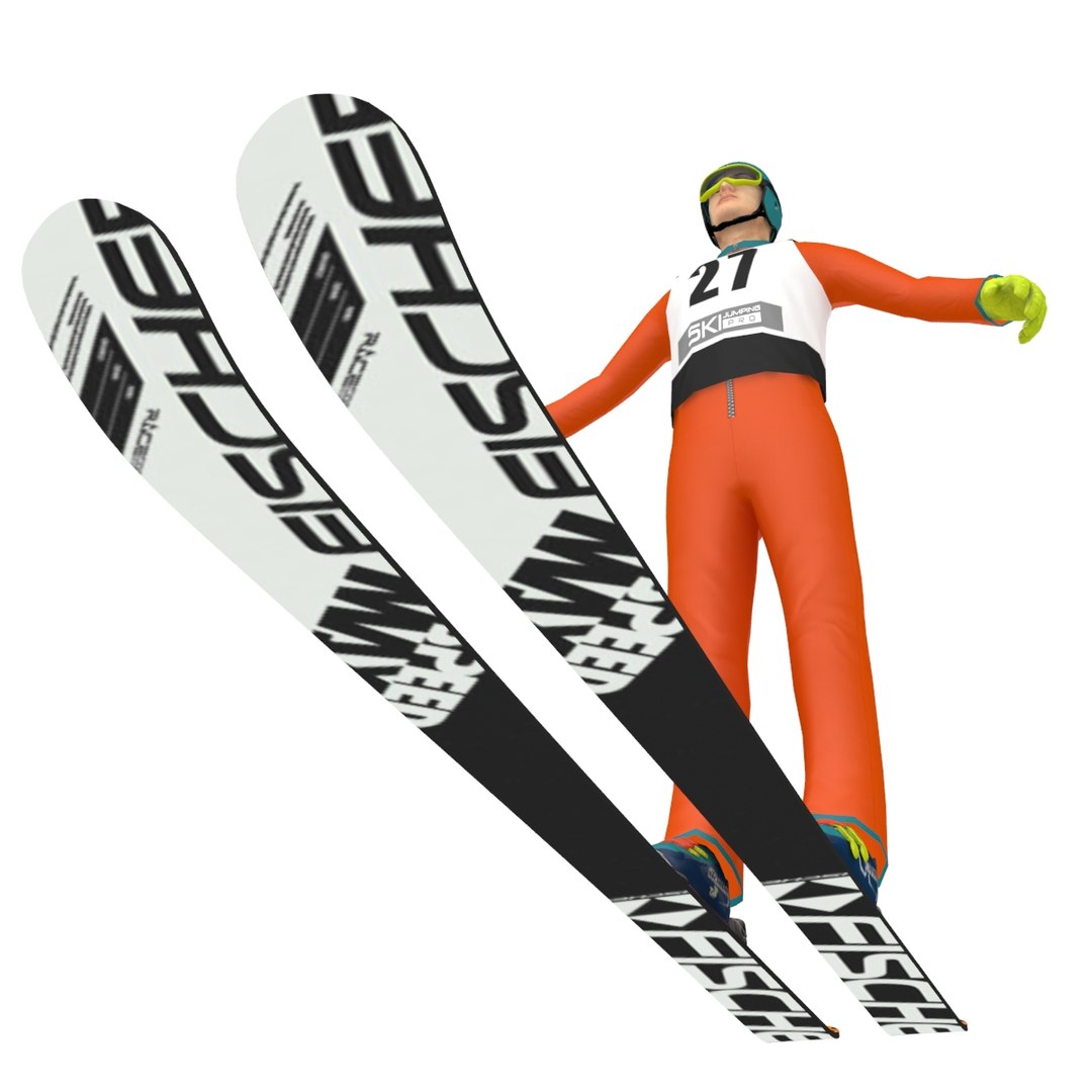 3D Model Ski Jumper - TurboSquid 1283160