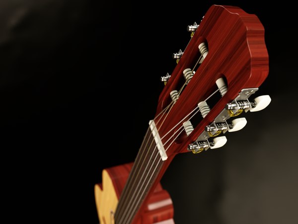 Classical guitar 3D model - TurboSquid 1461858