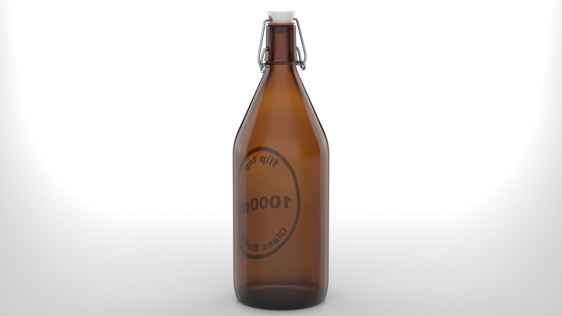 3D Beer Bottle 1000ml Model - TurboSquid 1984320