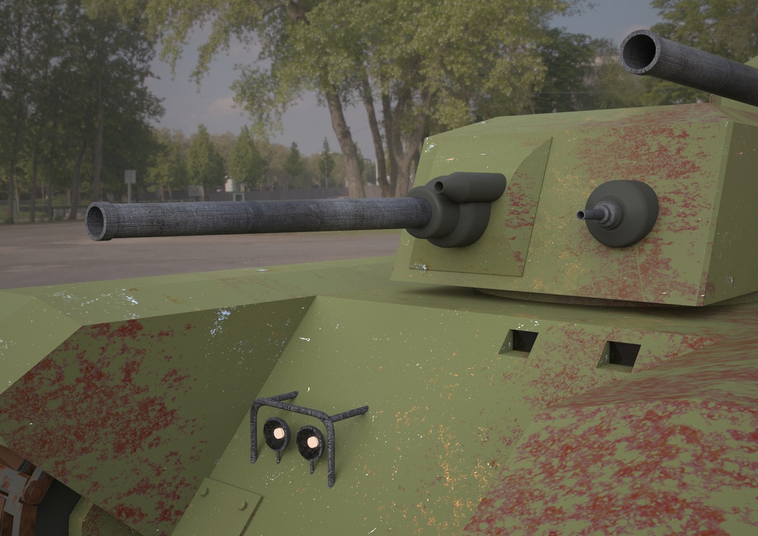 3D FCM F1 TANK 3d Model - TurboSquid 2061923