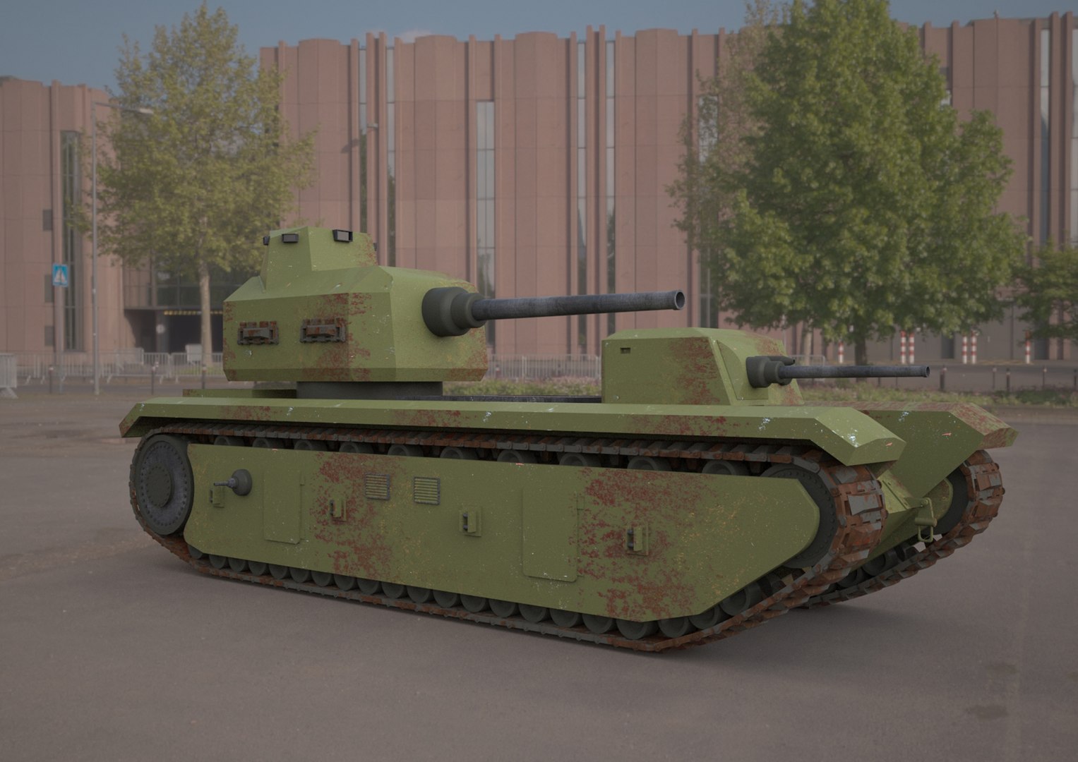 3D FCM F1 TANK 3d Model - TurboSquid 2061923