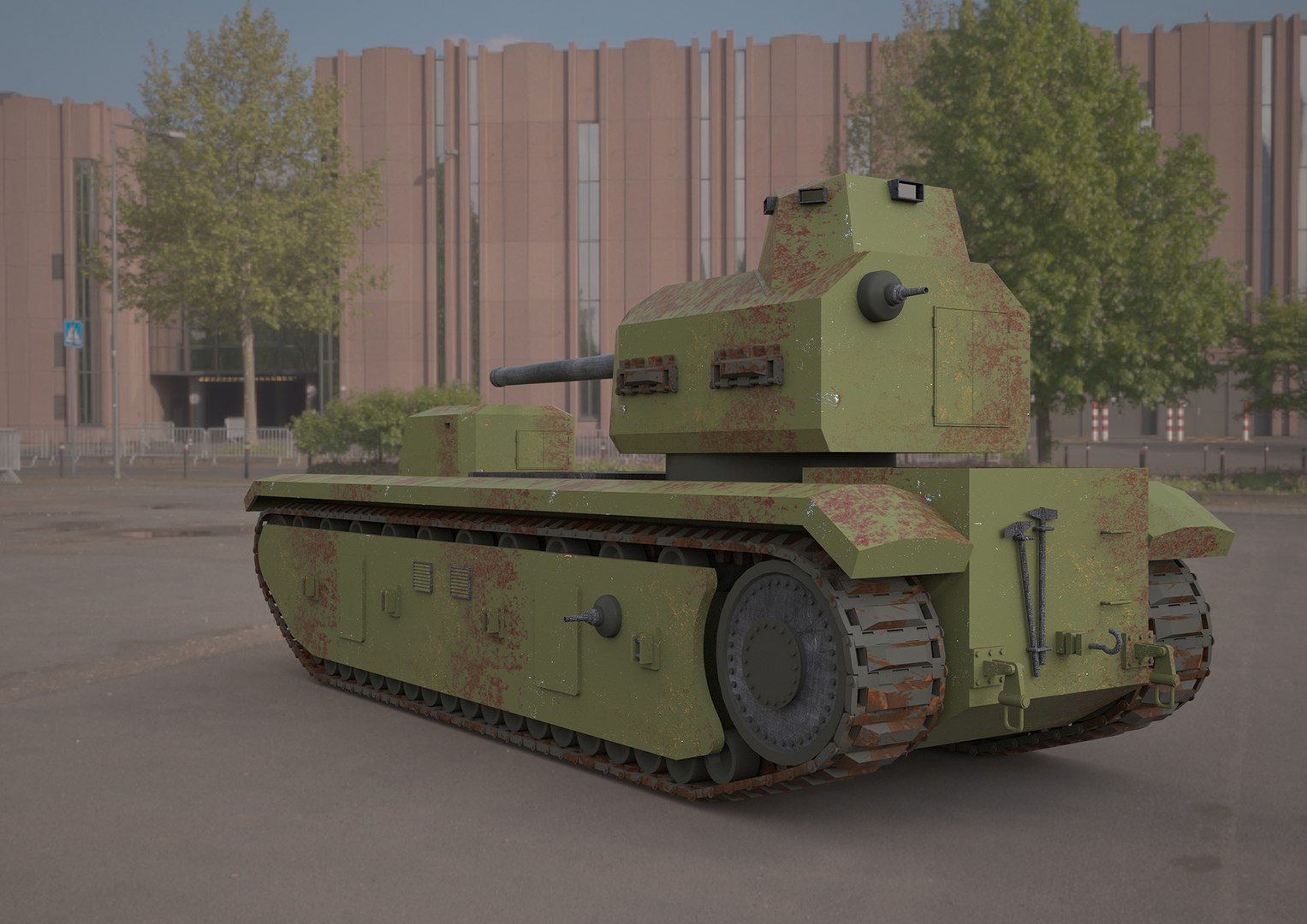 3D FCM F1 TANK 3d Model - TurboSquid 2061923