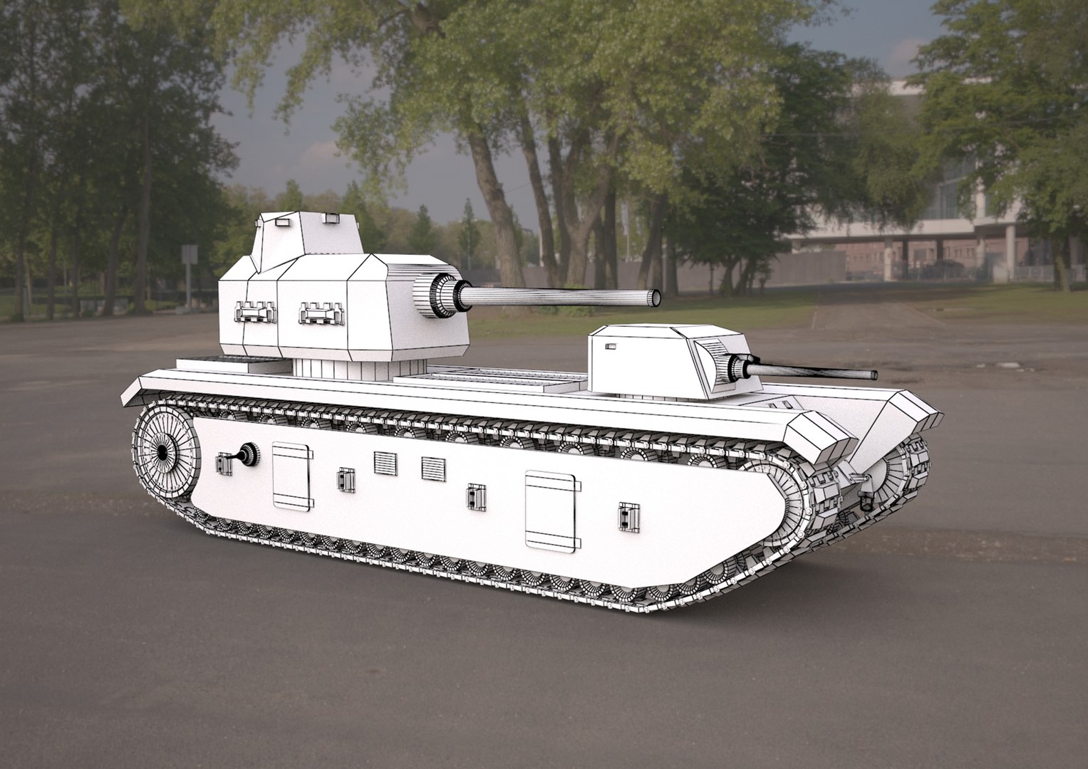 3D FCM F1 TANK 3d Model - TurboSquid 2061923