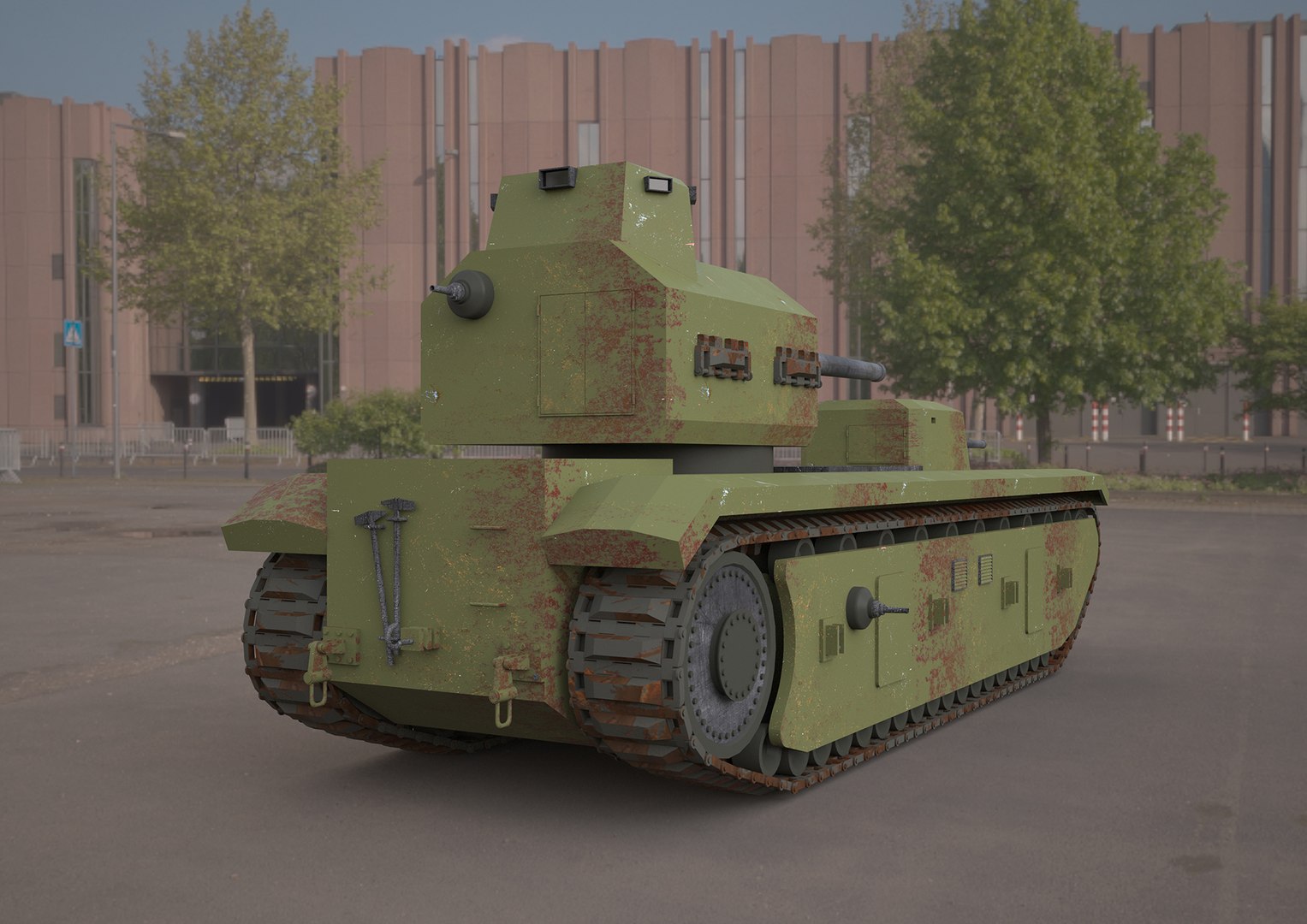 3D FCM F1 TANK 3d Model - TurboSquid 2061923